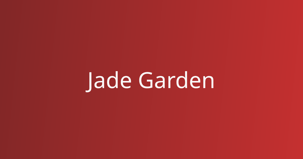 Best Chinese in Raleigh, NC | Jade Garden | Order Online